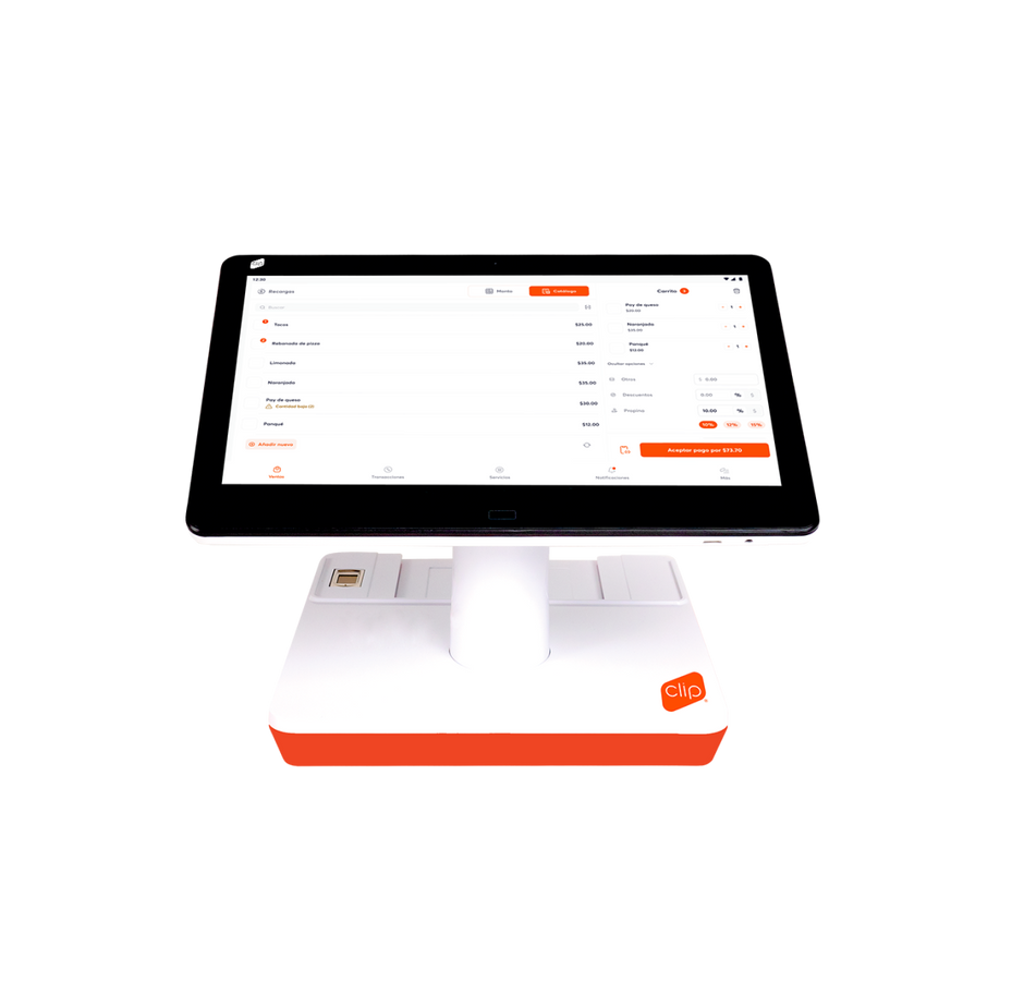 Todas nuestras Terminales Punto de Venta y accesorios Clip